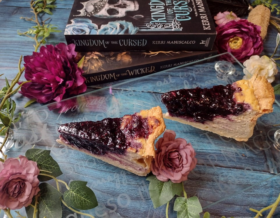 Kingdom of the Cursed Berry and Ricotta Custard Tart - My Geekology